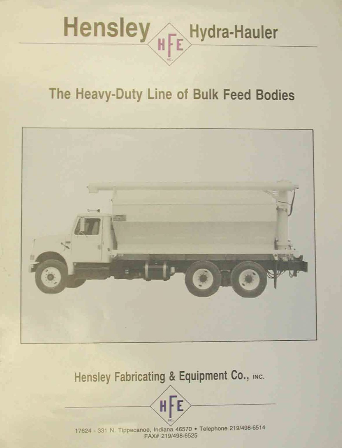 About Hensley - Hensley Fabricating & Equipment, Inc.